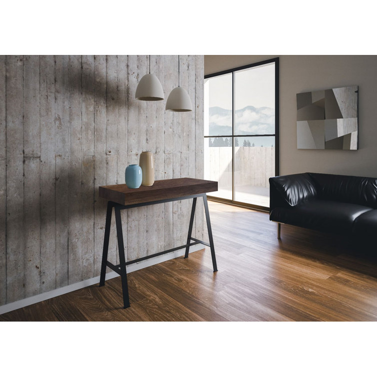 Itamoby Extending Console Table Banco Small Premium with Anthracite Structure | Wayfair.co.uk